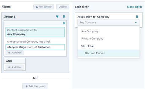 solved hubspot community how to add contacts to a list based on company associations