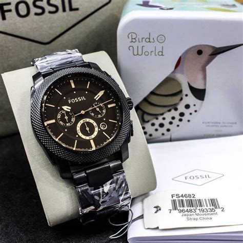 Jual Fossil Fs4682 Original Chronograph Plusboxtinm Shopee Indonesia