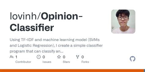 Opinion Classifierlogisticregressiontfidfipynb At Main · Lovinh