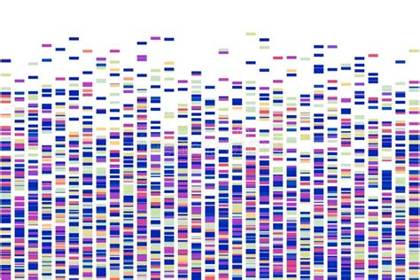 Illustration Of Genome Data Code Stock Illustration Illustration Of