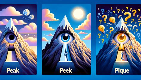 editly etymology peak vs peek vs pique editly ai