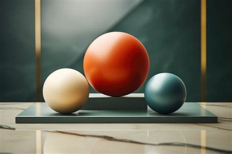 Premium Photo View Of 3d Abstract Sphere Background