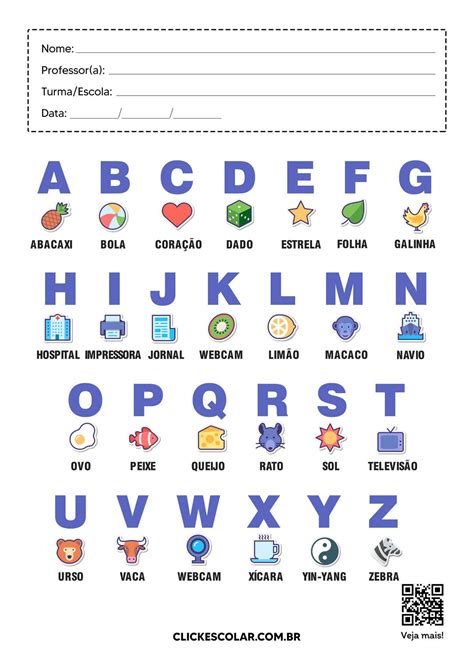 Alfabeto Para Imprimir