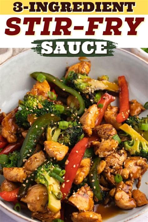 3 Ingredient Stir Fry Sauce Easy Recipe Insanely Good