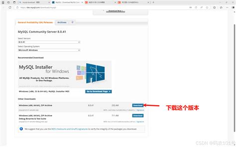 mysql安装教程（保姆级） csdn博客