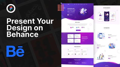 How To Present Your Uiux Design On Behance Figma Tutorial Youtube