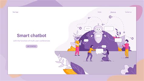 Illustration Smart Chatbot Answers People Question Vector Art At Vecteezy