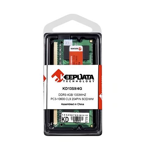 Memoria Ram Keepdata 4gb Ddr3 1333mhz Notebook Cia Da Informática
