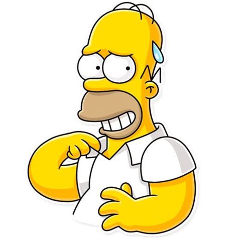 Набор стикеров для Telegram «Гомер Симпсон Homer Simpson Simpson Homer