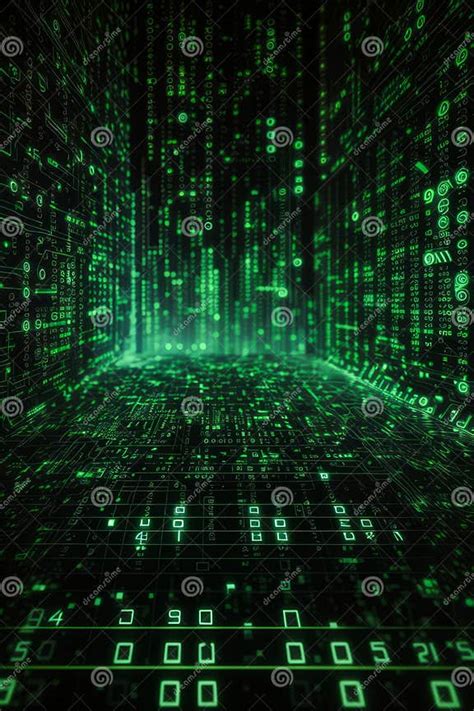 Binary Code Color In The Background Stock Illustration Illustration Of Purple Darkness 294014337