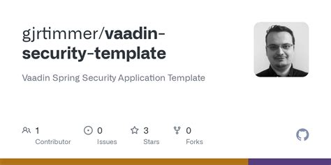 GitHub Gjrtimmer Vaadin Security Template Vaadin Spring Security