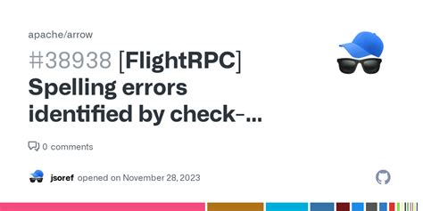 Flightrpc Spelling Errors Identified By Check Spelling · Issue 38938 · Apachearrow · Github