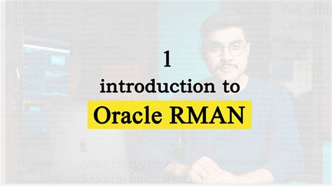 Introduction To Oracle RMAN RebellionRider