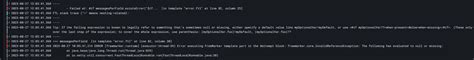 invalid reference exception messagesperfield [in template error ftl