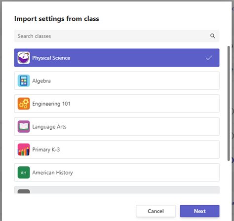 Import Settings In Assignments And Grades Microsoft Support