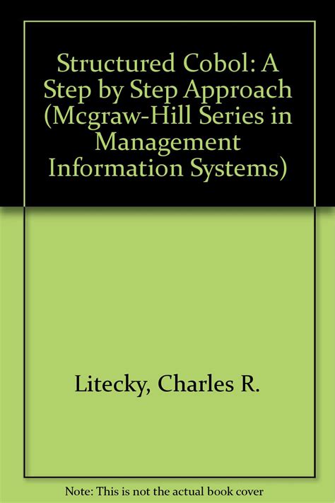 Structured Cobol A Step By Step Approach Mcgraw Hill Series In Management Information Systems
