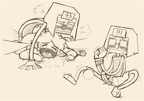 Rule 34 Colin The Computer Dont Hug Me Im Scared Fruityrollup1 Male Male Only Penis