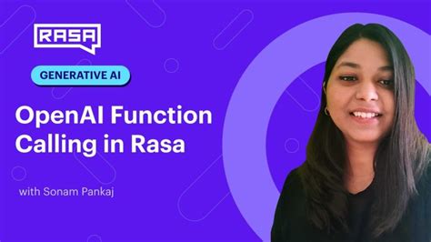 Sonam Pankaj On Linkedin Openai Function Calling In Rasa
