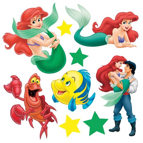 Little Mermaid Characters Clipart 5982067 Clipart Library