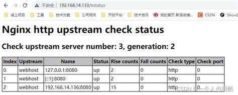 Nginx安装nginxupstreamcheckmodule模块nginx Upsream Check Csdn博客