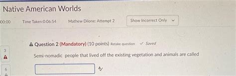 A Question 2 Mandatory 10 Points Retake Question