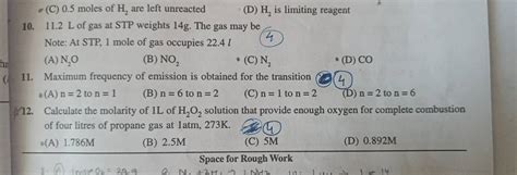 calculate the molarity of 1 l of h2 o2 solution that provide enough oxyg