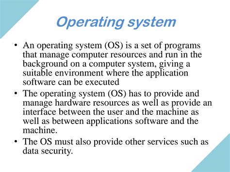 Solution Computer Science Purposes Of An Operating System System