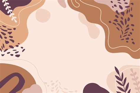 손으로 그린 테라코타 배경 무료 벡터