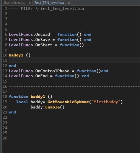 funktion function erstellen lua trlevel de