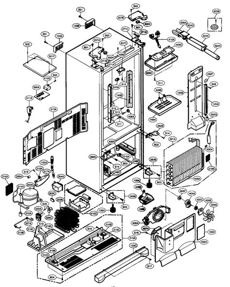 Lg French Door Refrigerator Parts Diagram