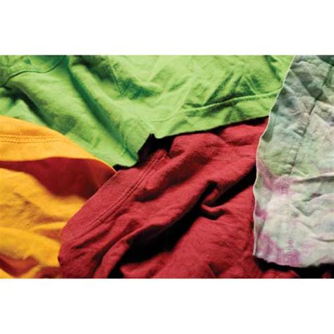 Textile Waste Supply Polo Multi Purpose Rags Assorted Colors 50 Lb