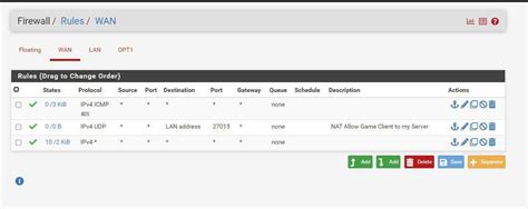 Cannot Port Forward Rpfsense