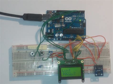 Arduino Uno Luxmeter Project Lcd Usb Electronics Projects Circuits