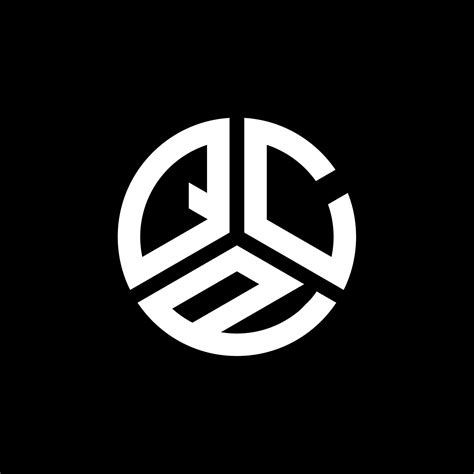 Qcp Letter Logo Design On Black Background Qcp Creative Initials Letter Logo Concept Qcp