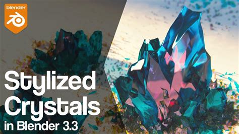 Simple Stylized Crystals In Blender Geometry Nodes Tutorial BlenderNation Bazaar