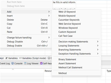 Binary Statements And Method Call Statements In Katalon Studio Naukri