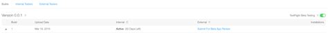 Ios Test Flight Add Internal Testers Stack Overflow