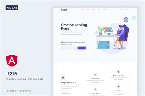 Angular Landing Page Template