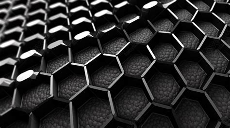 Parametric Digital Texture Exploring Hexagonal Grid With 3d Illustration And Dynamic Internal
