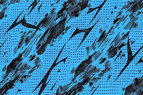 Super Thunder Pattern Premium Ai Generated Image