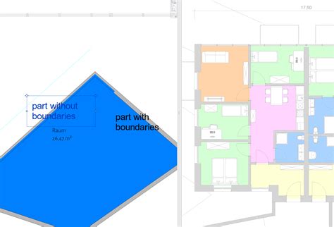 Solved Room Boundaries To Wall Axis With Color Sheme Autodesk Community