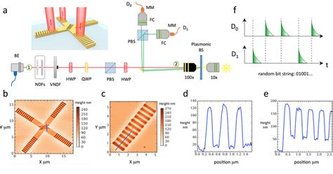 Quantum Random Number Generation Using A Plasmonic Beamsplitter A Download Scientific Diagram