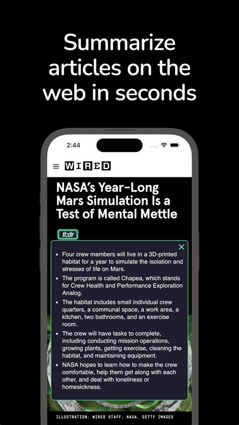 Iphone Için Tldr Ai Summarizer İndir