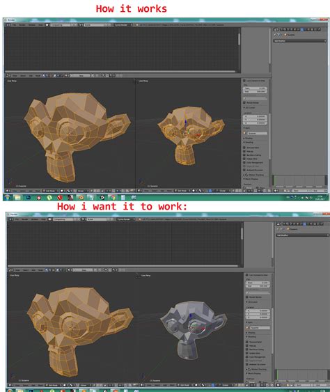 How To Disable Wireframe For A Second 3d View When In Edit Mode