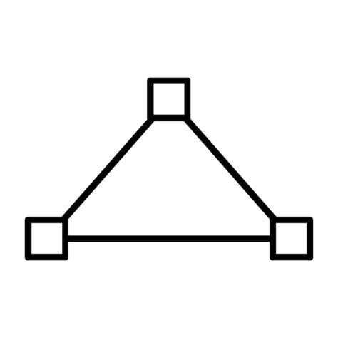 Premium Vector Point Line Icon