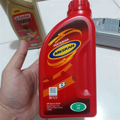 Oli Mesran B40 Mesran B Sae 40 1liter Lazada Indonesia