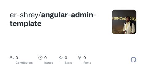 GitHub Er Shrey Angular Admin Template
