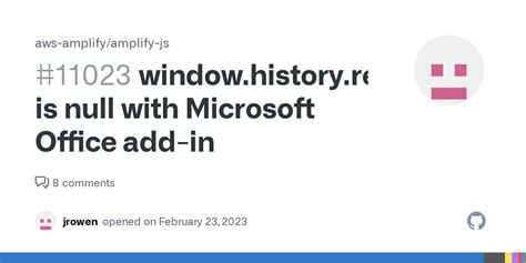 Windowhistoryreplacestate Is Null With Microsoft Office Add In