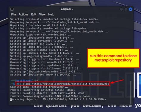 How To Install Metasploit In Kali Linux Tutorial