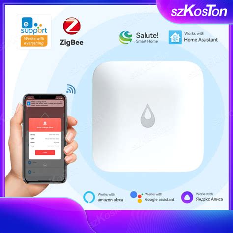 Zigbee 3 0 Water Leakage Sensor Immersion Alarm Via Ewelink Zigbee Bridge Zigbee2mqtt Gateway
